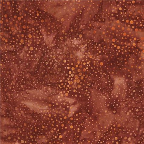 Brown Robert Kaufman Small Dot Tie Dye Batik Look Fabric Elementals