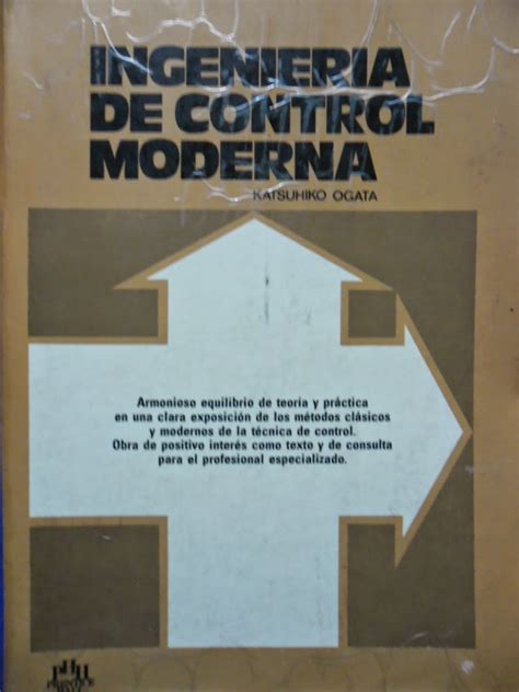 LA PLUMA LIBROS INGENIERIA DE CONTROL MODERNA KATSUHIKO OGATA