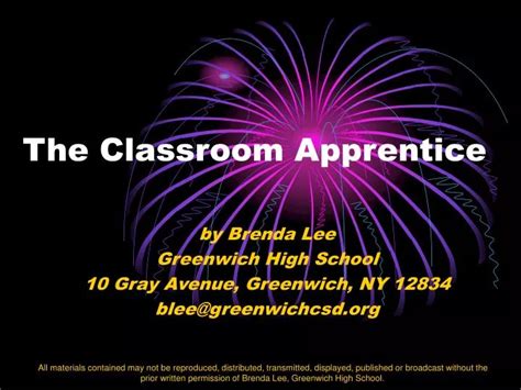 Ppt The Classroom Apprentice Powerpoint Presentation Free Download