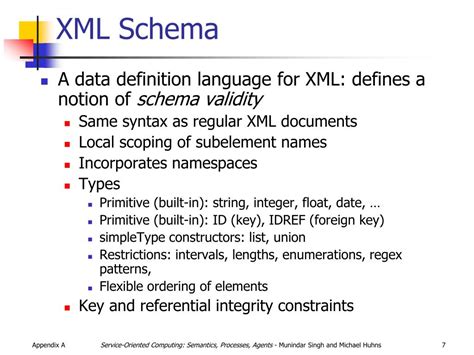PPT Appendix A XML And XML Schema PowerPoint Presentation Free