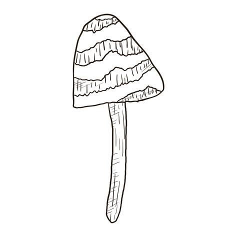 Premium Vector Vector Isolated Doodle Illustration Of Wild Mushroom
