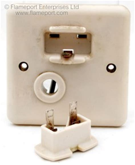 MK Unswitched Fused Outlet With Front Cable Hole