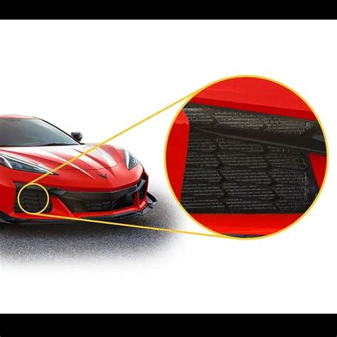 2025 C8 Corvette Z06 Front Grille Screens Protective Radiator Guard Set Of 3