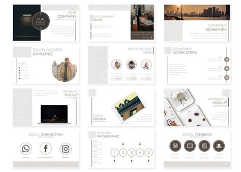 دانلود قالب پاورپوینت شیک و ساده Vogue Monal Powerpoint Template تایم کد