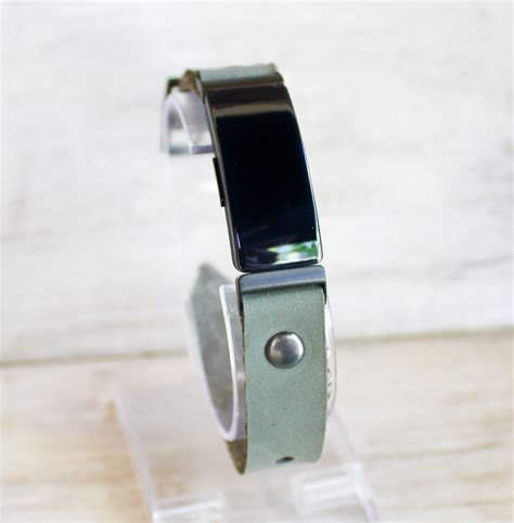 Green Leather Fitbit Inspire Band Fitbit Inspire HR Strap Women Fitbit Band Leather Strap
