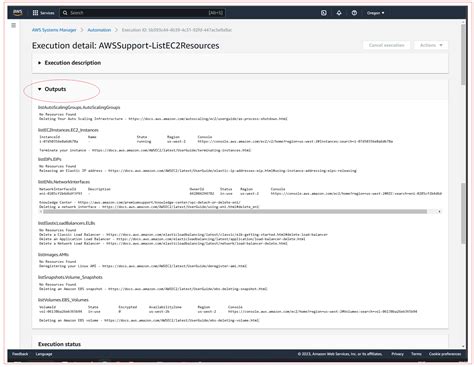 aws list all used resources run automation java4coding