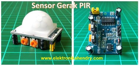 arduino part 23 sensor gerak pir sensor maling elektronika hendry