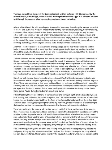 Woman In Black Extract Pdf