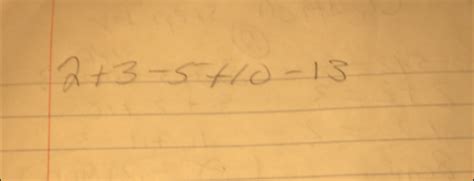 solved 2 3 5 10 13 [math]