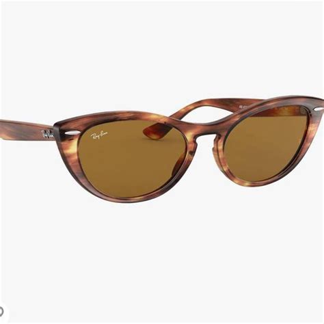 Ray Ban Nina Cat Eye Sunglasses Stripped Depop