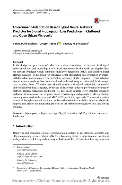 Environment Adaptation Based Hybrid Neural Network Predictor For Signal