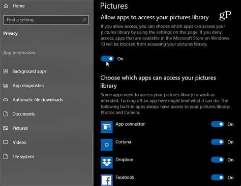 How To Change File Access Permissions For Windows 10 Apps Tips Tricks