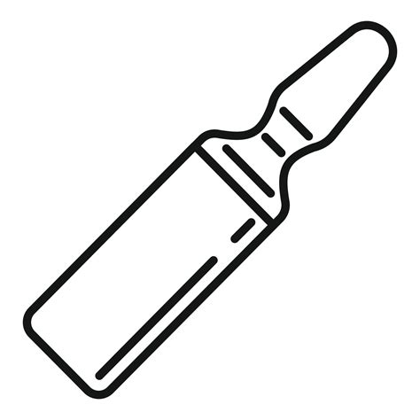Drugstore Ampule Icon Outline Style 14544722 Vector Art At Vecteezy
