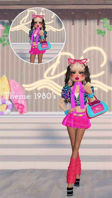 Dti Theme 1980s Em 2024 Vestida Para Impressionar