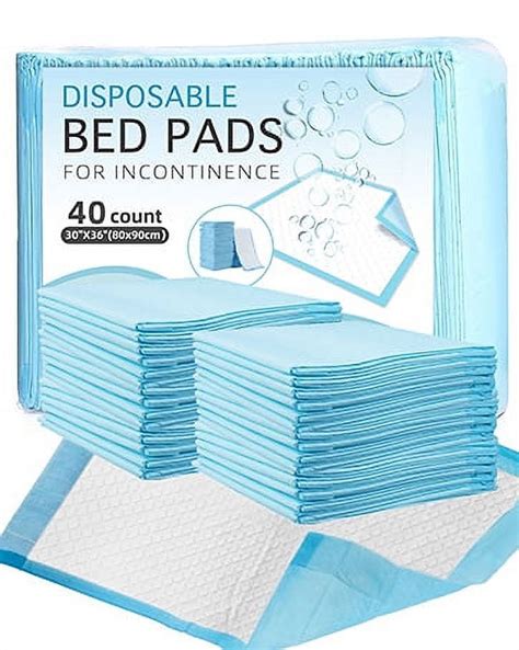 Toocust Ultra Absorbent Bed Pads For Incontinence 35 X 31 40 Count