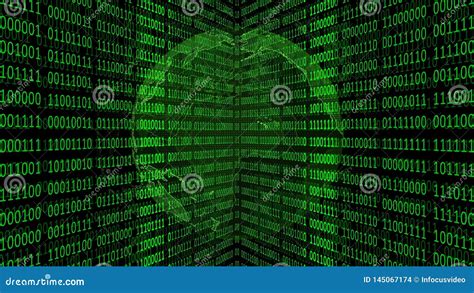 Digital Planet Earth Loopable Animation Stock Footage Video Of Internet Global 145067174