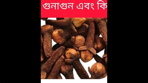 লবঙ্গ এর গুনাগুন ব্যাবহার মানুষের শরীরের কি কি রোগের জন্য প্রয়োজন জেনে