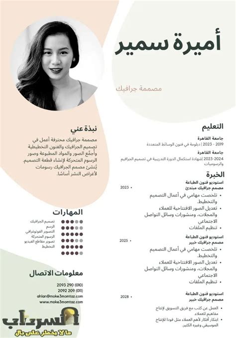 نموذج سيرة ذاتية جاهز للتعبئة Pdf احصل الان علي وظيفة احلامك