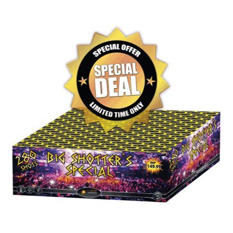 Bright Star Fireworks Goliath 84 Shot Single Ignition Barrage Big