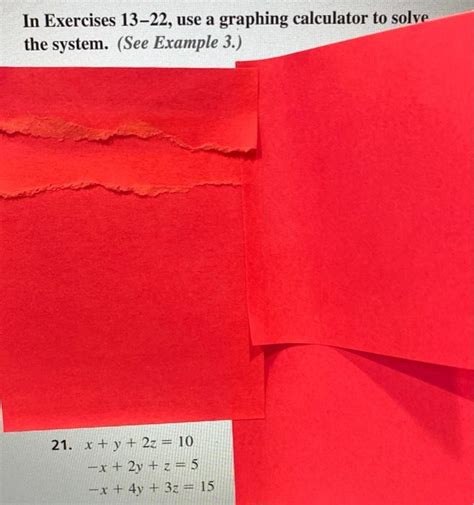 solved in exercises 13 22 use a graphing calculator to