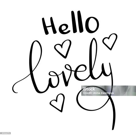 안녕하세요 아름 다운 손으로 그린된 그림 낭만주의 따옴표 손으로 발렌타인 휴일 인사말 카드에 대 한 기원합니다 글자를 손으로 손으로 그려 글자 카드 디자인 요소를 사랑 해요