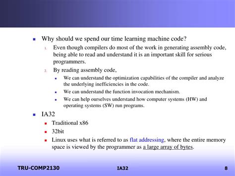 Ppt Introduction To Assembly Language Ia32 Powerpoint Presentation