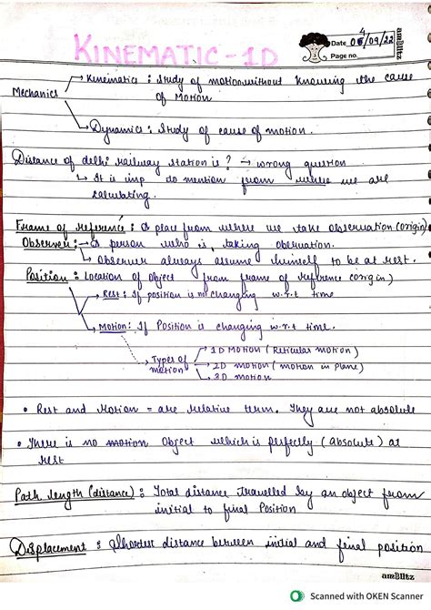 Solution Kinematics Dimension Yakeen Batch Physicswallah With