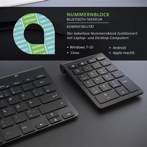 Csl Computer Aplic Bluetooth Numeric Keypad Schwarz Preisvergleich Geizhals Sterreich