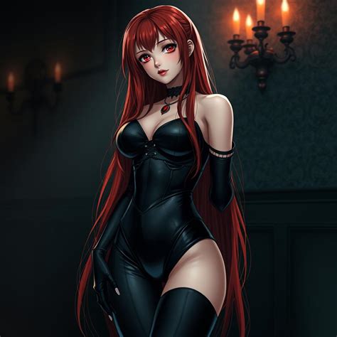 Seductive Gothic Anime Girl Unleash Your Imagination