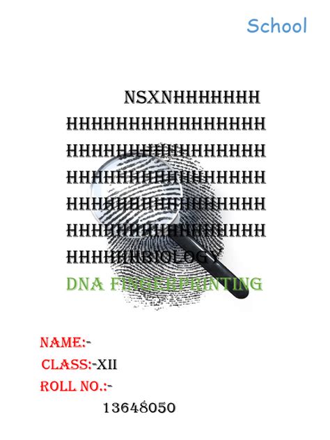 1 Bio Project Pdf Dna Profiling Single Nucleotide Polymorphism