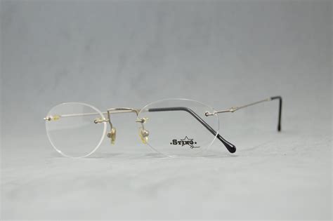 Vintage Rimless Eyeglasses Sting Nos Unworn Classic Round Unisex Man