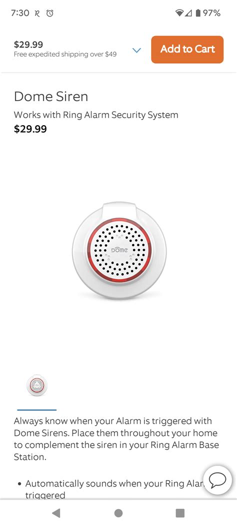 Will The Dome Alarm Sensor Make Noise When Doors Are Opened If Theyre Set Up That Way R Ring