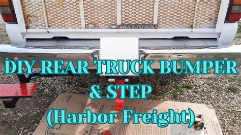 Diy Chevy Rear Truck Bumper And Step Used A 1976 Ford Front Bumper And