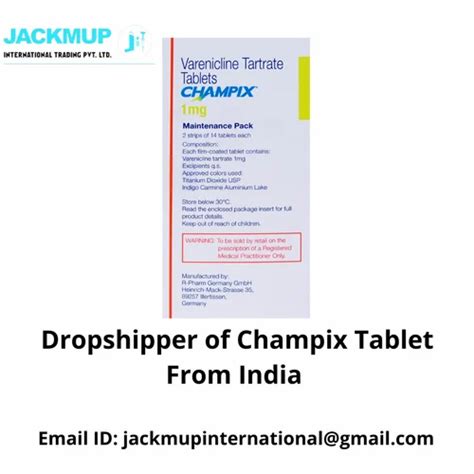 Champix Tablet Varenicline Mg At Box In Nagpur ID