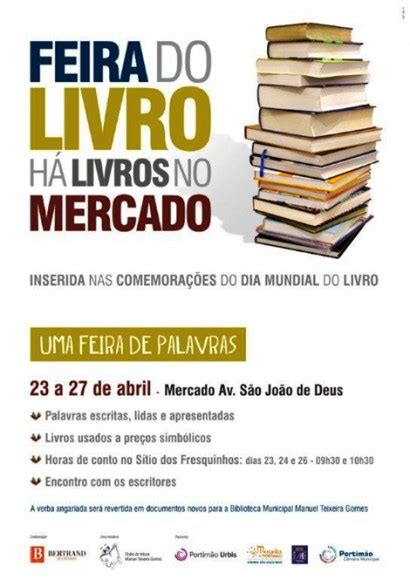 Feira de livros usados no Mercado de Portimão