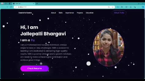 Bhargavi Jallepalli On Linkedin Webdevelopment Mernstack Portfolio