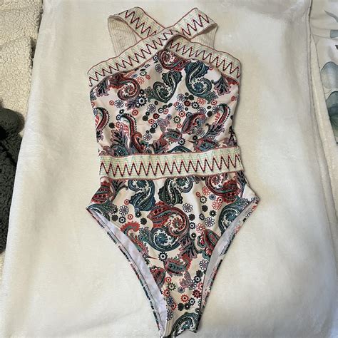One Piece Bathing Suit Never Worn Ripped Tags Off Depop