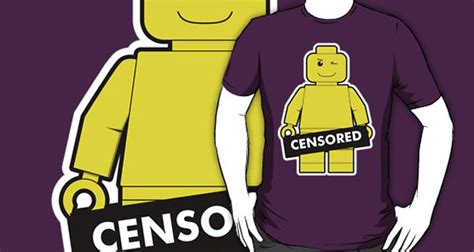 Lego Naked Censored Minifigure T Shirt By Ccillustrations Redbubble My Xxx Hot Girl