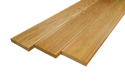 Deska Tarasowa Ryflowana Modrzew Syberyjski 24 X 120 X 4000 Mm Surowa