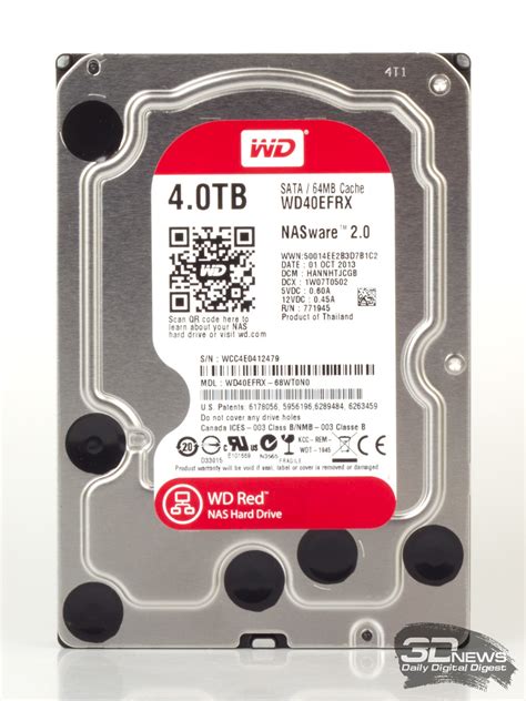 Обзор жестких дисков WD Green (WD40EZRX) и WD Red 4 TB (WD40EFRX ...