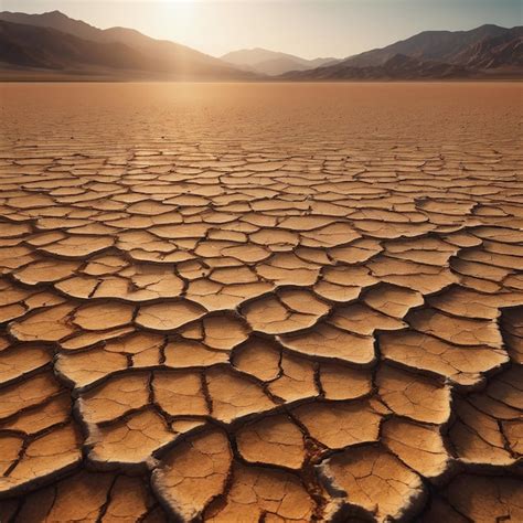 Premium Ai Image Dry Lake With Extreme Summer Heat