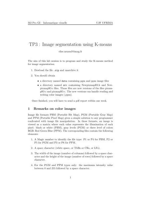 Tp3 Image Segmentation Using K Means Steep