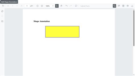 Shape Annotations In Blazor Sfpdfviewer Component Syncfusion