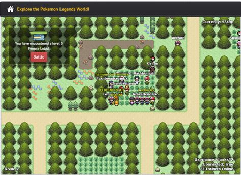 Pokemon Legends Windows Mac Linux Web Game Moddb