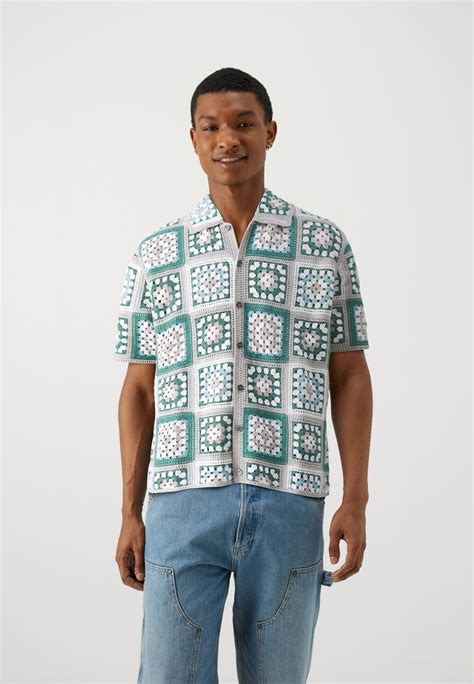 Abercrombie And Fitch Swolo Multi Pattern Shirt Multi Coloured