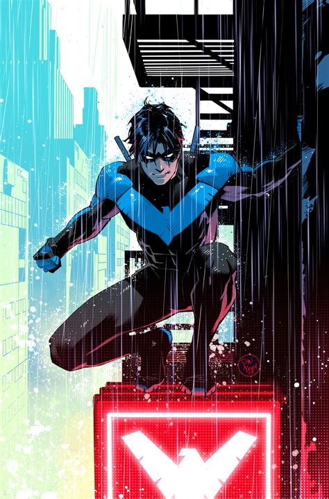 Nightwing 106 Variant Cover By Dan Mora Rcomicbooks