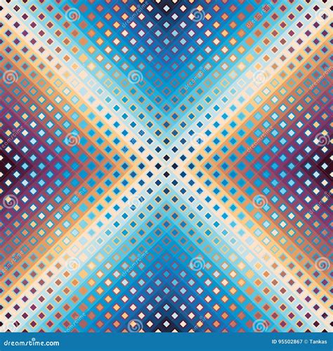 Geometric Abstract Pattern Stock Vector Illustration Of Colors Seam 95502867