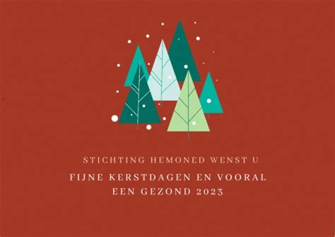 Hemoned Wenst U Fijne Feestdagen Stichting Hemoned