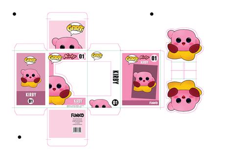 Kirby Funko Pop Figure Design On Behance
