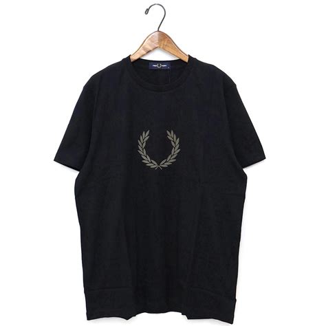 Fred Perry（フレッドペリー） メンズfred Perryフレッドペリーflocked Laurel Wreath T